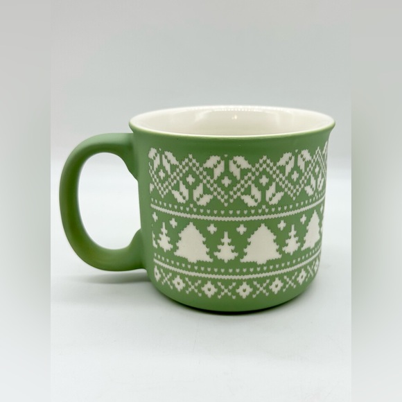 Eccolo | Dining | Eccolo Mint Green White Christmas Sweater Pattern ...